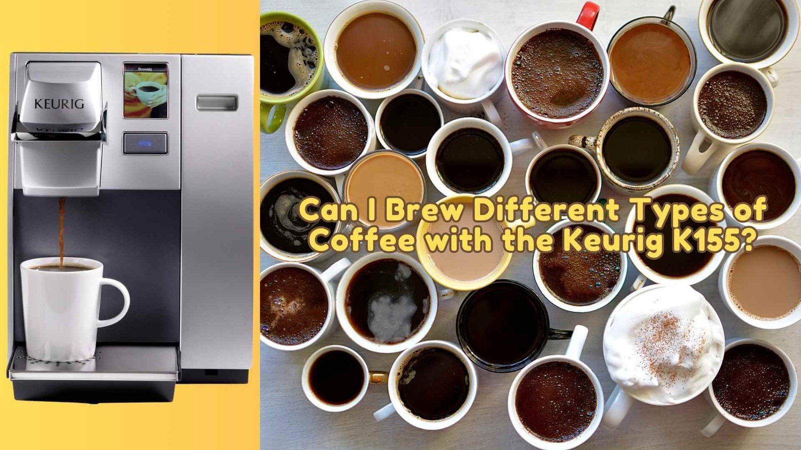 Brewing Options with Keurig K155: Coffee, Lattes & More