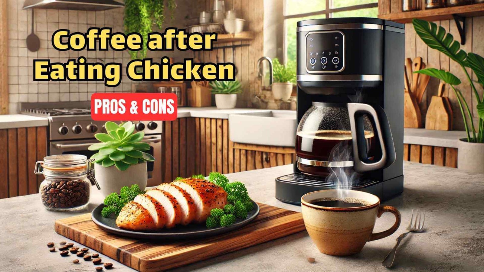 Can You Drink Coffee After Eating Chicken? Benefits & Risks