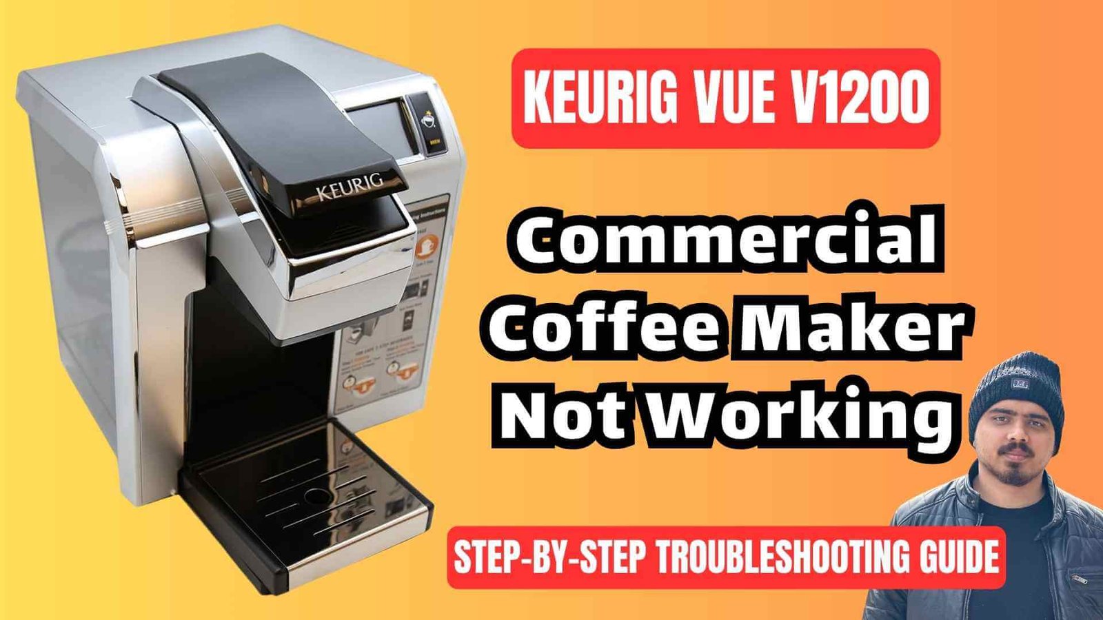 Keurig Vue V1200 Coffee Maker Not Working - Troubleshooting