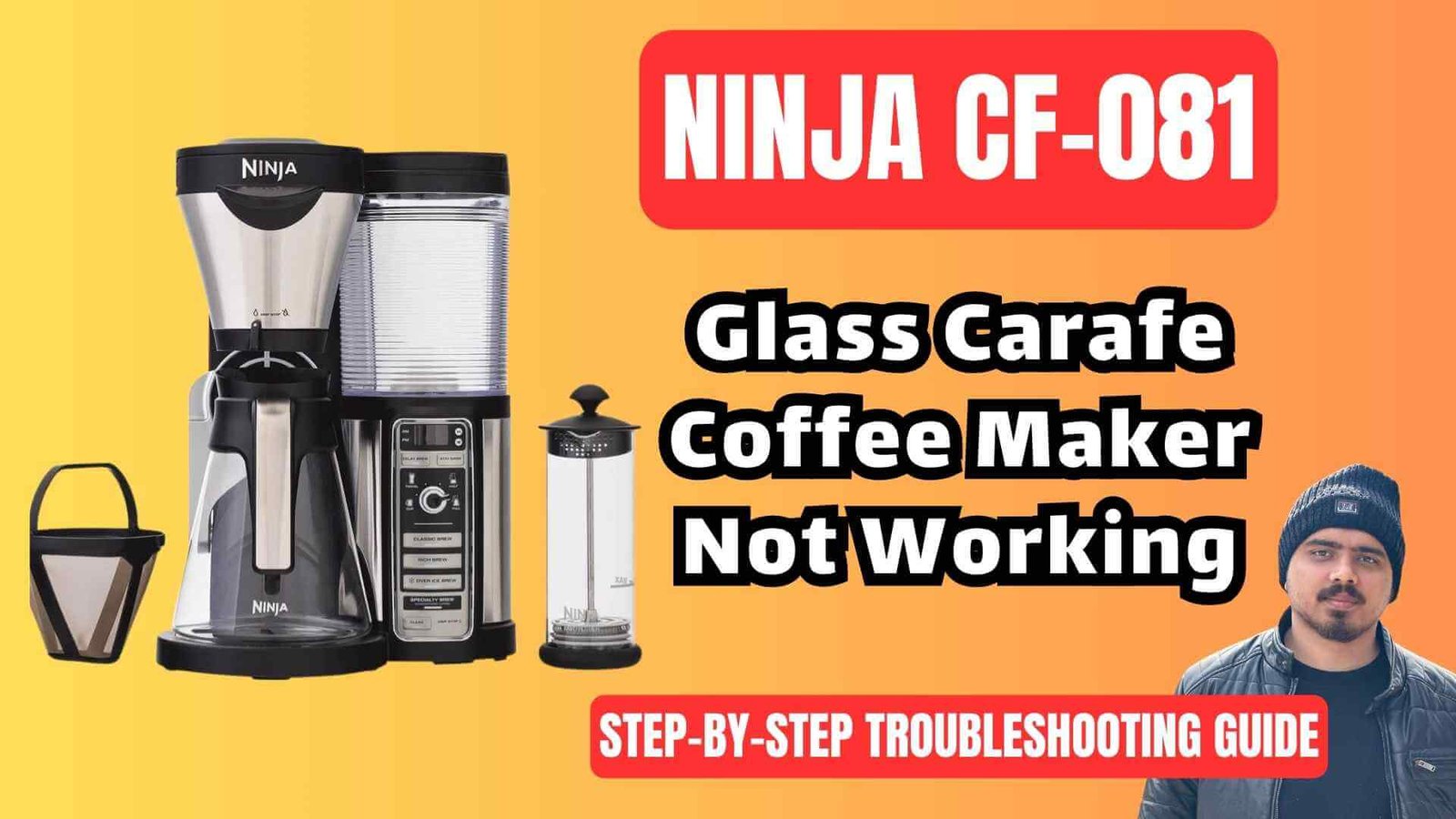 Fixing Ninja CF081 Glass Carafe Coffee Maker | Troubleshooting Guide ...