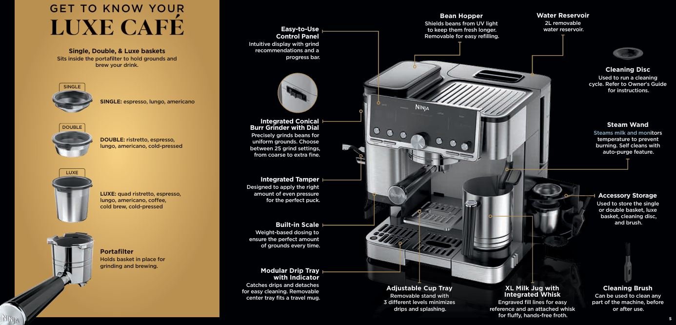 Fix Ninja Luxe Cafe ES701 Pro Espresso Maker Not Working