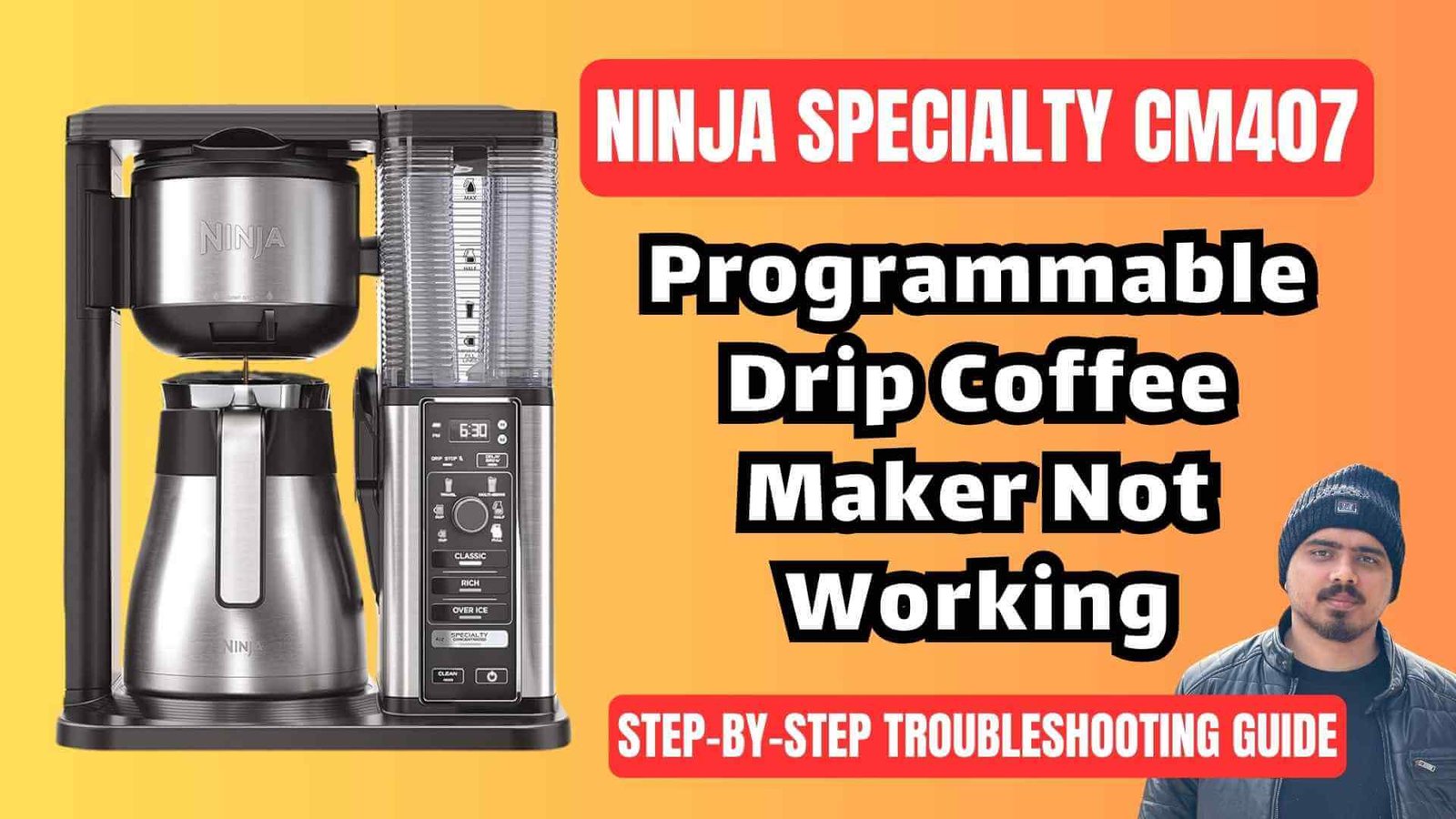 Ninja Specialty CM407 Coffee Maker - Troubleshooting Guide