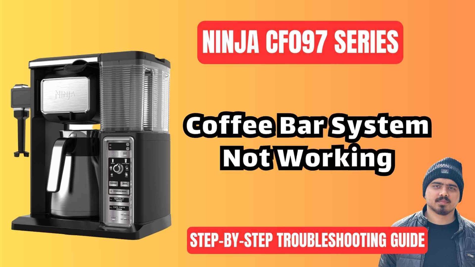 Troubleshooting Ninja CF097 Series Coffee Bar System Issues