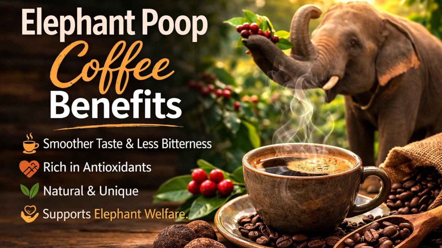 Elephant Poop Coffee Benefits: Taste, Ethics & Safety