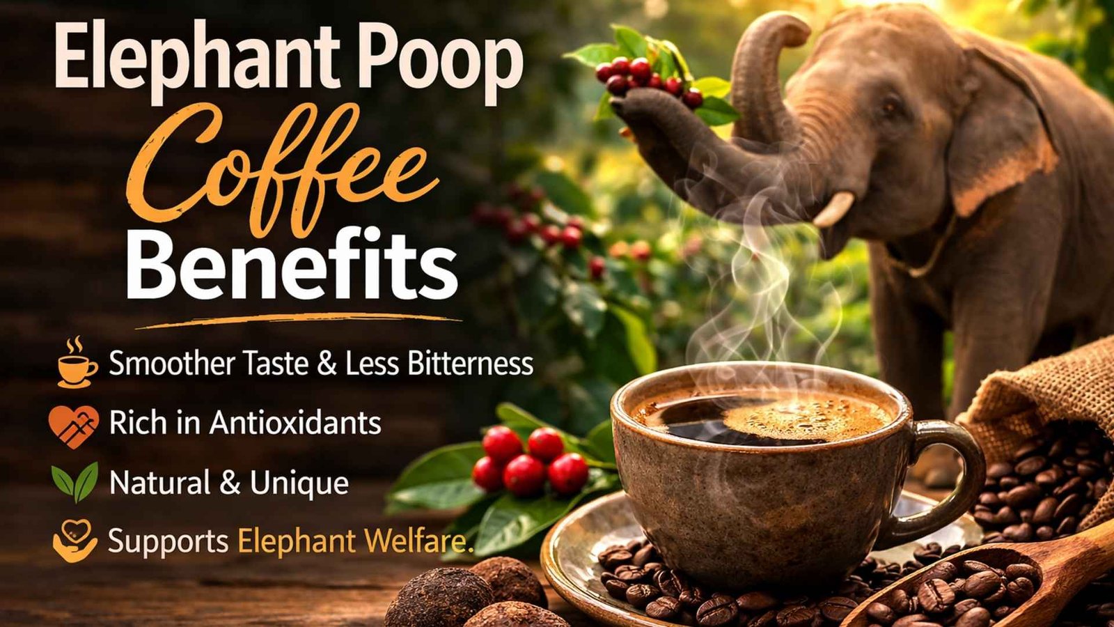 Elephant Poop Coffee Benefits: Taste, Ethics & Safety