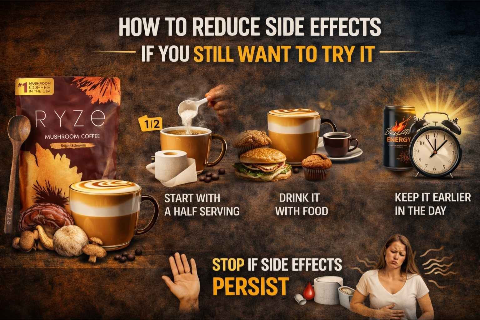 Side Effects of Ryze Mushroom Coffee and Daily Use Risks